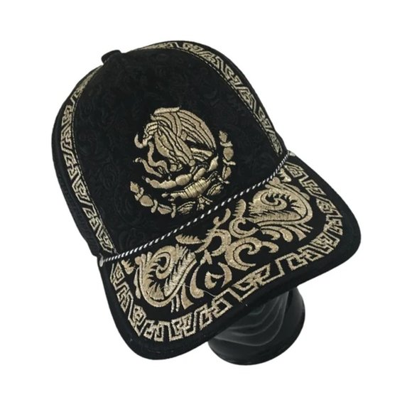 Discovermas | Accessories | Embroidered Mexican Charro Trucker Hat ...